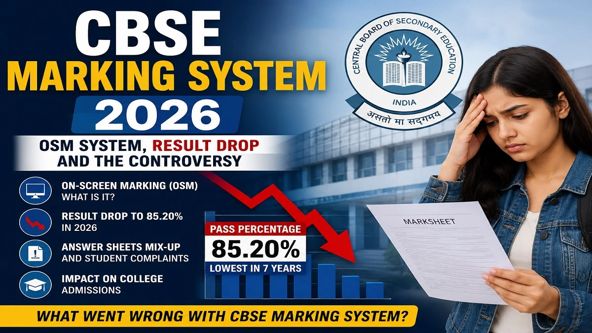 CBSE Marking System 2026: OSM सिस्टम से रिजल्ट में गिरावट और पूरा विवाद