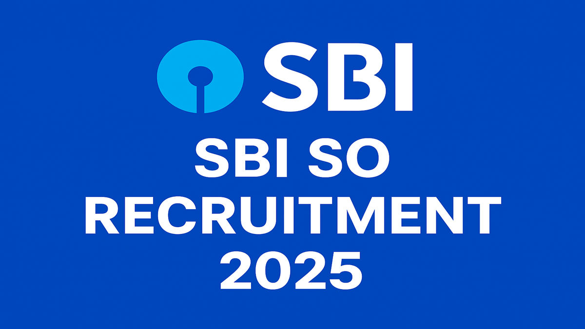SBI SO Recruitment 2025: Apply Online for 996 Specialist Officer Posts
